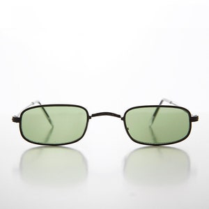 Rectangle Tinted Lens Hippie Vintage Sunglasses - Hulu - Etsy