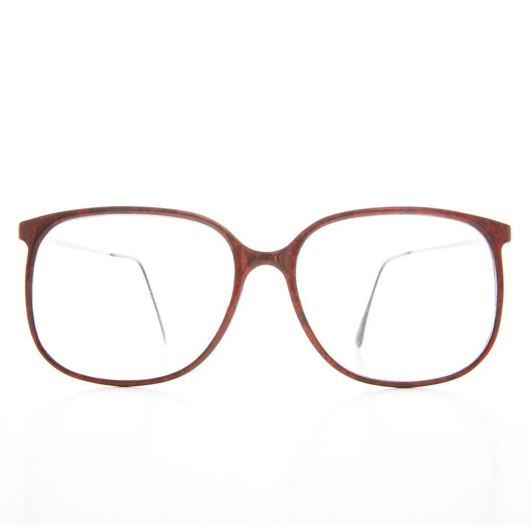 Large Rounded Square Pretend Clear Lens Eyeglasses - Rylan - Etsy