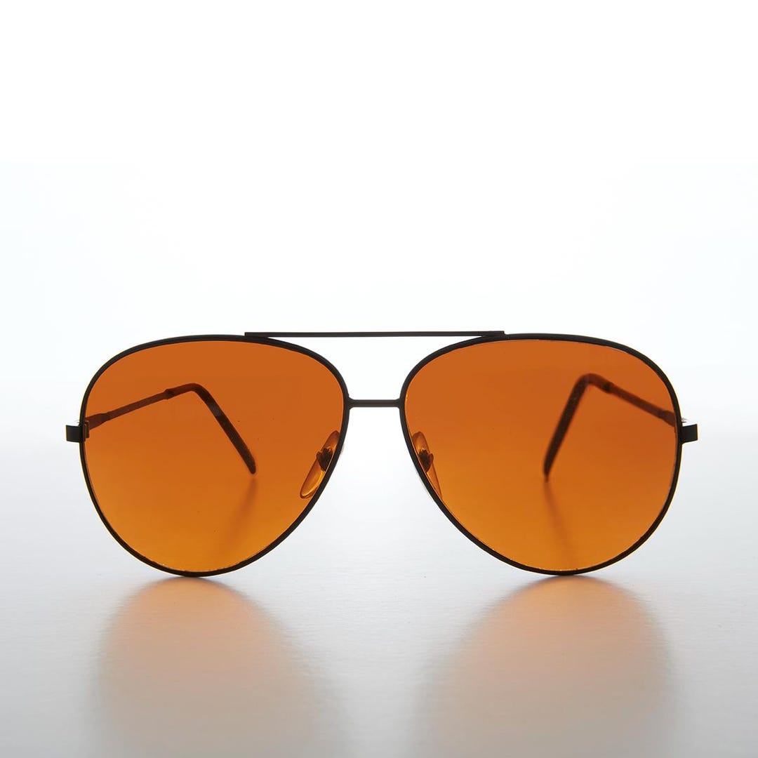 Teardrop Aviator With Orange Lens - Cruise - Etsy