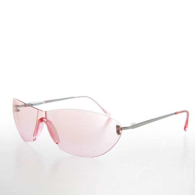 Cybercore Pastel Rimless Sunglasses - Laszlo - Etsy