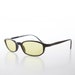Small Black Rectangle Tinted Lens Vintage Sunglasses - Bard 2 - Etsy