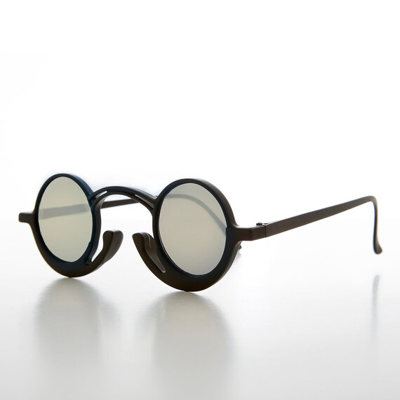 Round Victorian Style Steampunk Sunglasses Pepe Gem