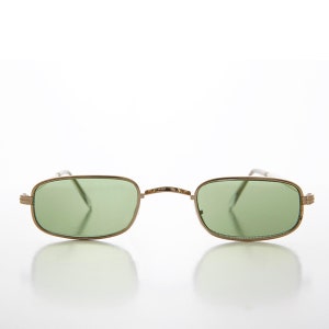 Rectangle Tinted Lens Hippie Vintage Sunglasses - Hulu - Etsy