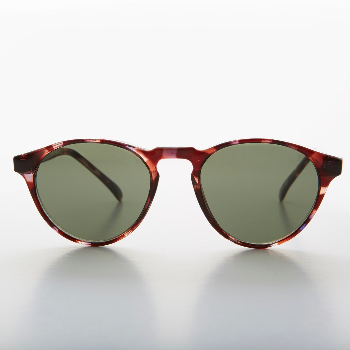 Round Preppy Vintage Sunglass With Keyhole Bridge Randy - Etsy