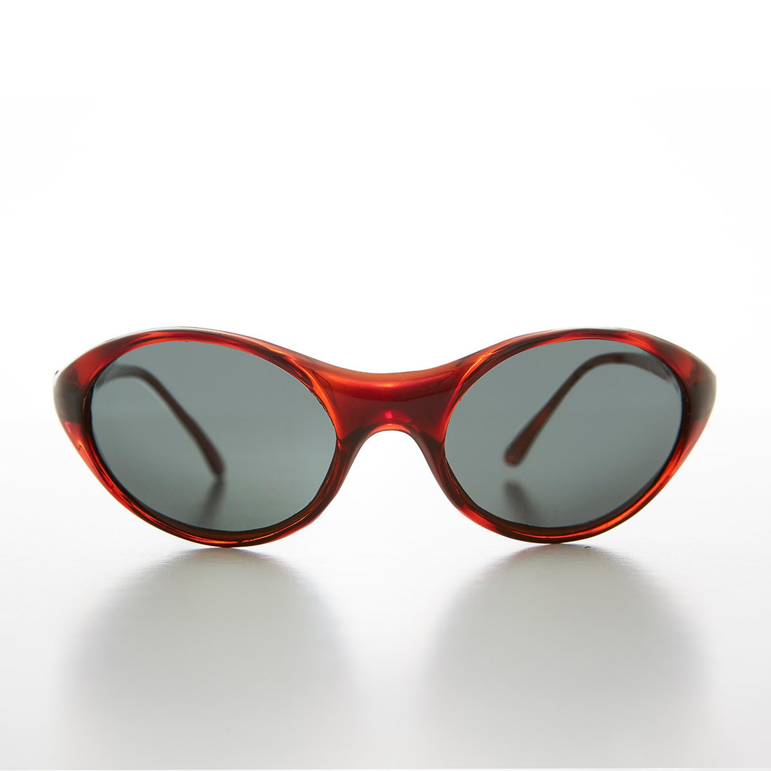 Bug Eye Goggle Wrap Around Vintage Sunglass With Glass Lens - Etsy