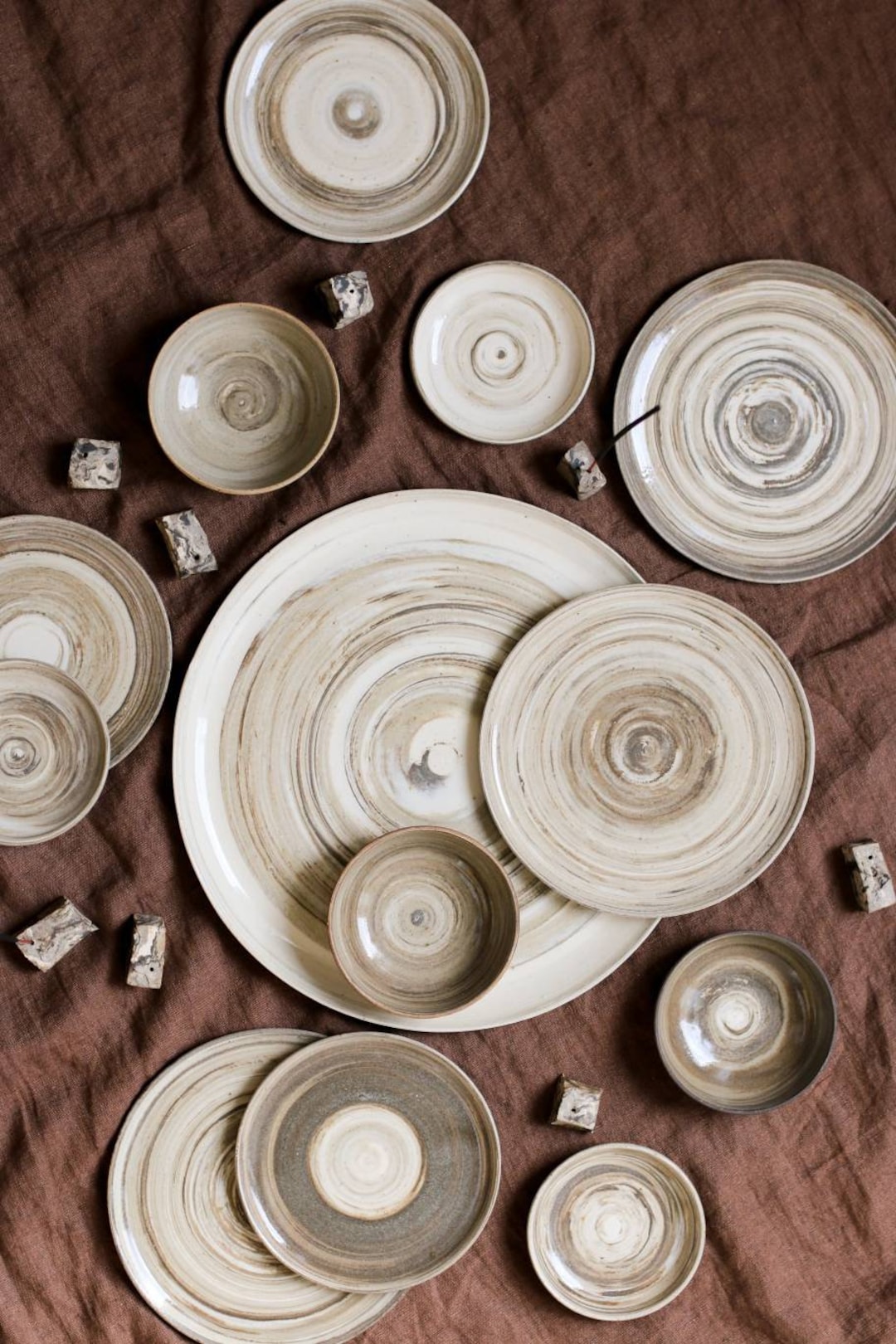 Small, Medium, Large Sandscape Collection Ceramic Plate, Desert Plate ...