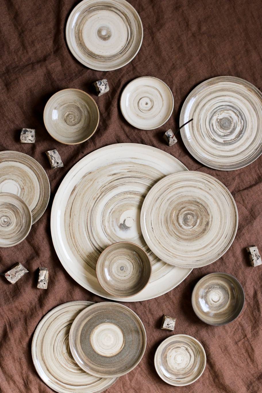 Small Medium Large Sandscape Collection Ceramic Plate - Etsy UK