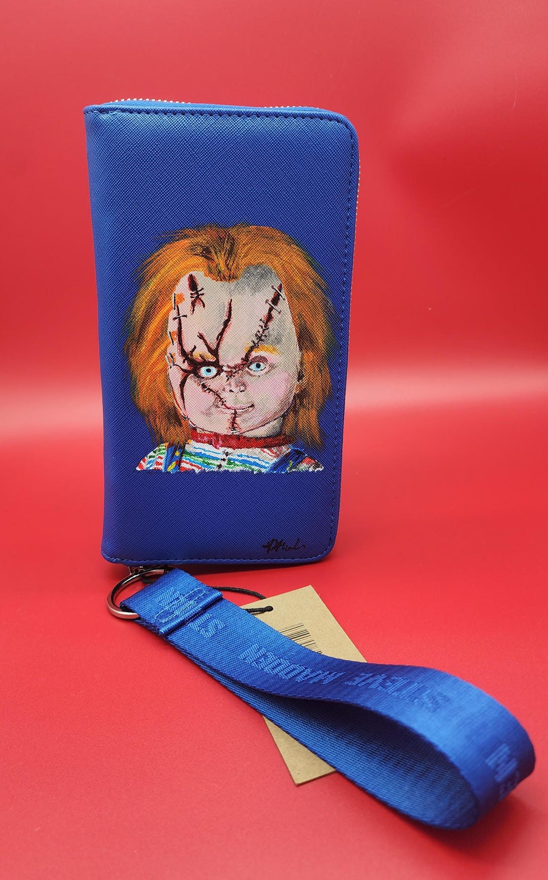 Hand-painted Vegan Leather Good Guys Chucky Wallet - Etsy
