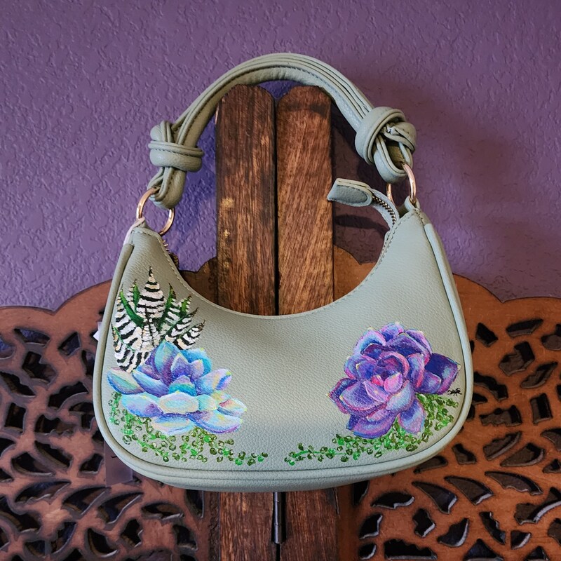 Hand Painted Purse - Etsy