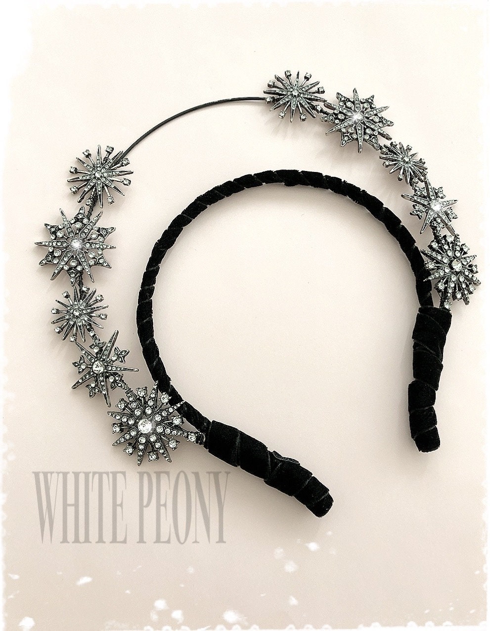 Celestial Starburst Halo Tiara Headpiece-galaxy Art Deco | Etsy