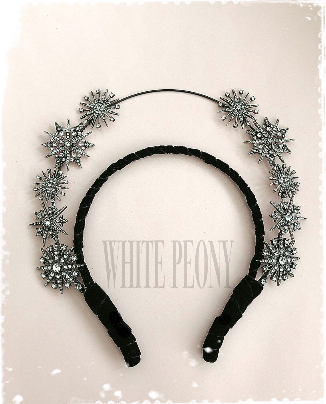 Celestial Starburst Halo Tiara Headpiece-galaxy Art Deco | Etsy