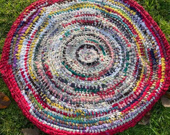 Large Rag Rug - Etsy UK