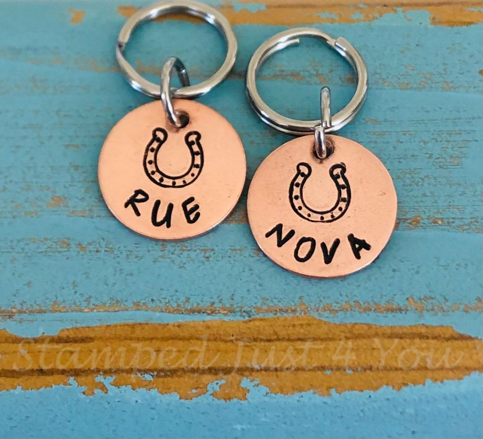 Personalized Copper Bridle Charm, Saddle Tag, Horse Gift - Etsy