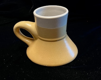 Extra Large No Spill Non Slip Pottery Coffee Mug With Wide Rubber Grip ...