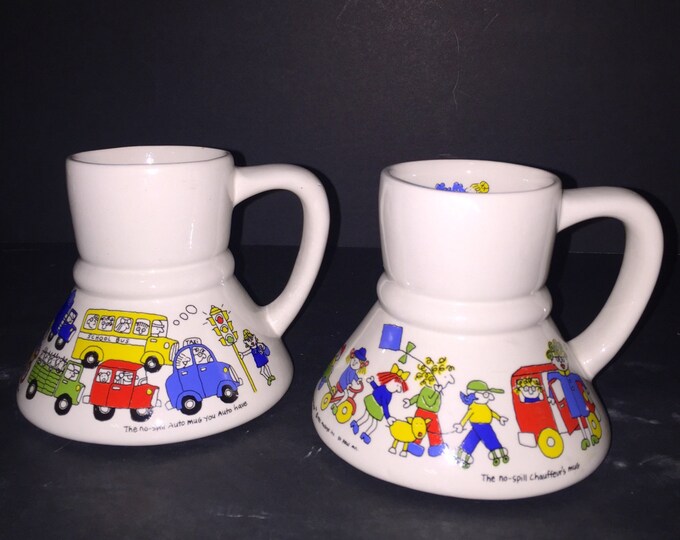 No Spill Non Slip Pottery Travel Coffee Mugs With School Teacher ...