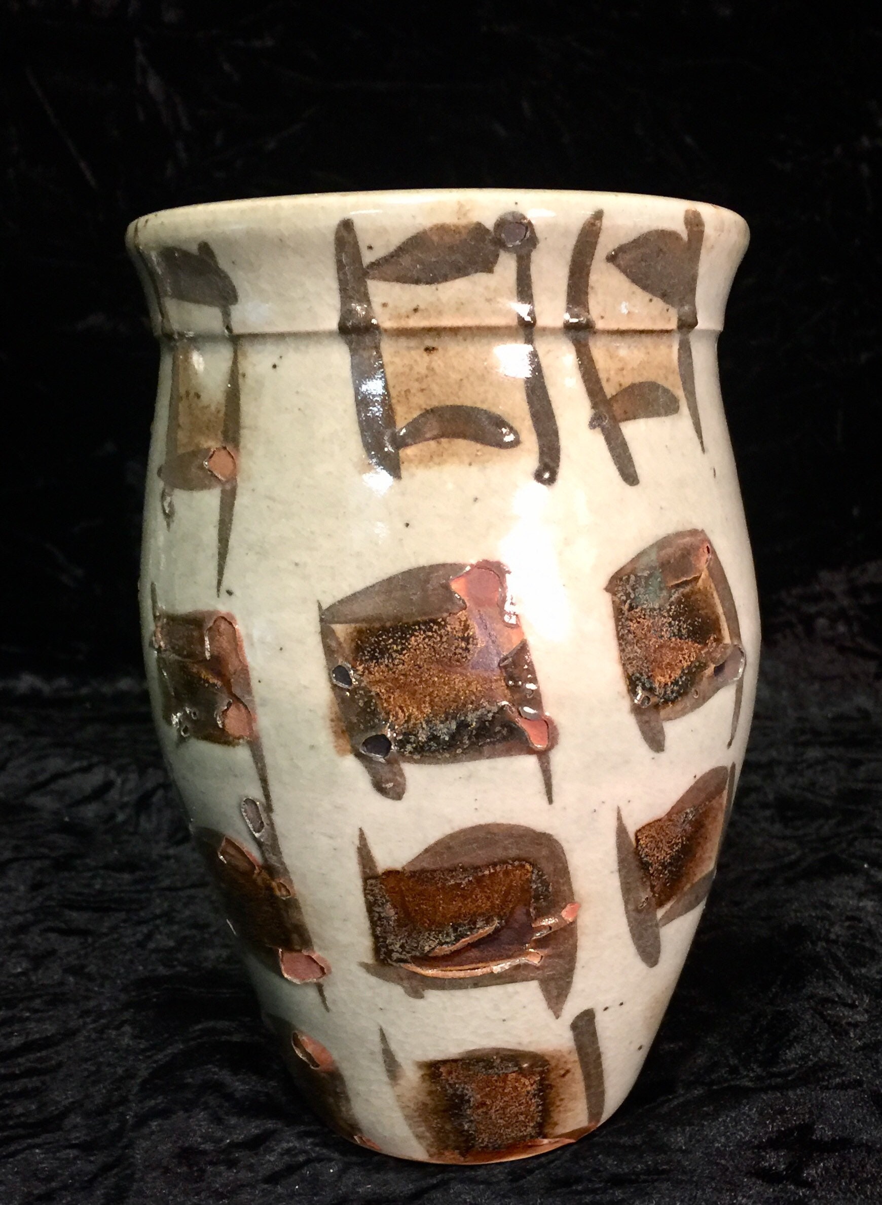 Mid-Century T Smith Art Pottery Vase Signed T Smith W P in | Etsy