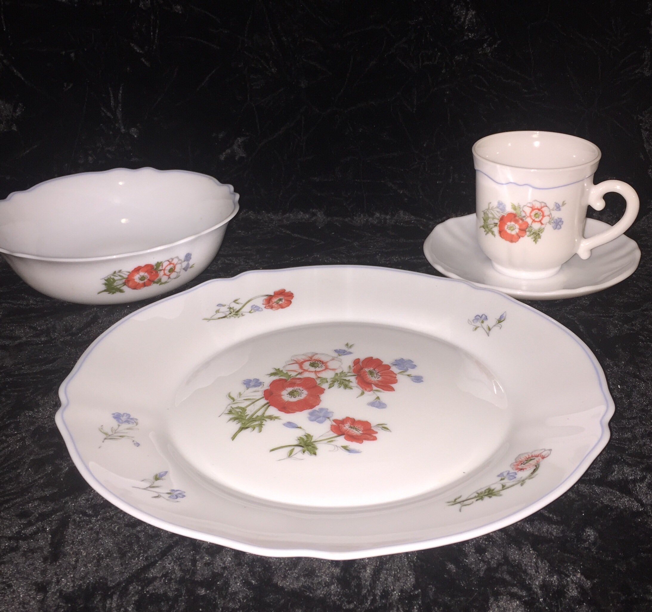 Vintage Arcopal ARC 4 Pieces for of China in Feston Pensea | Etsy