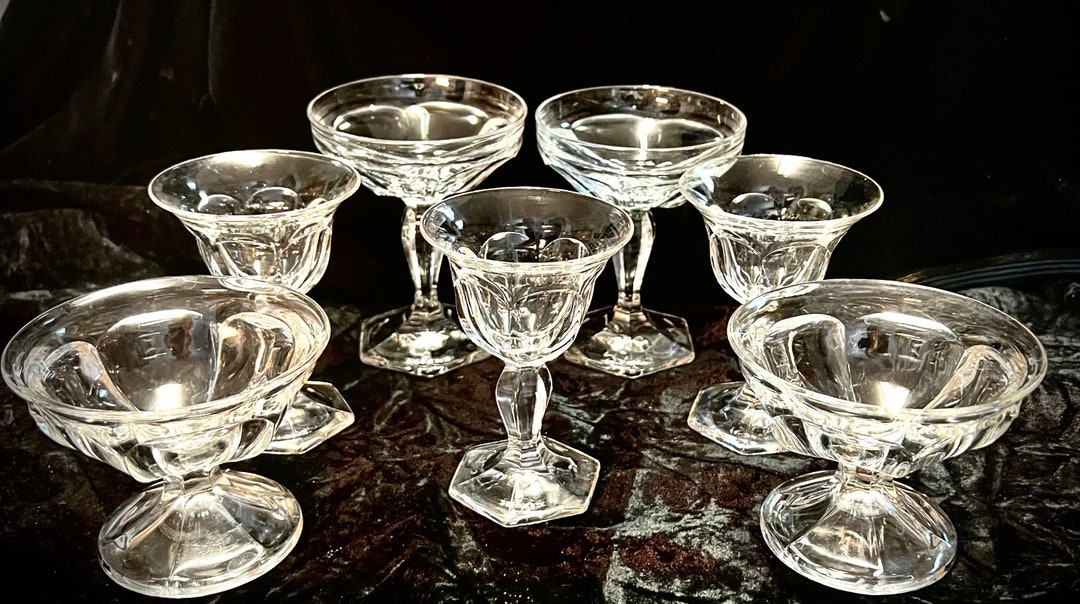 Heisey Crystal 7 Pieces Total: Galaxy Pattern, Colonial Pattern and 2 ...