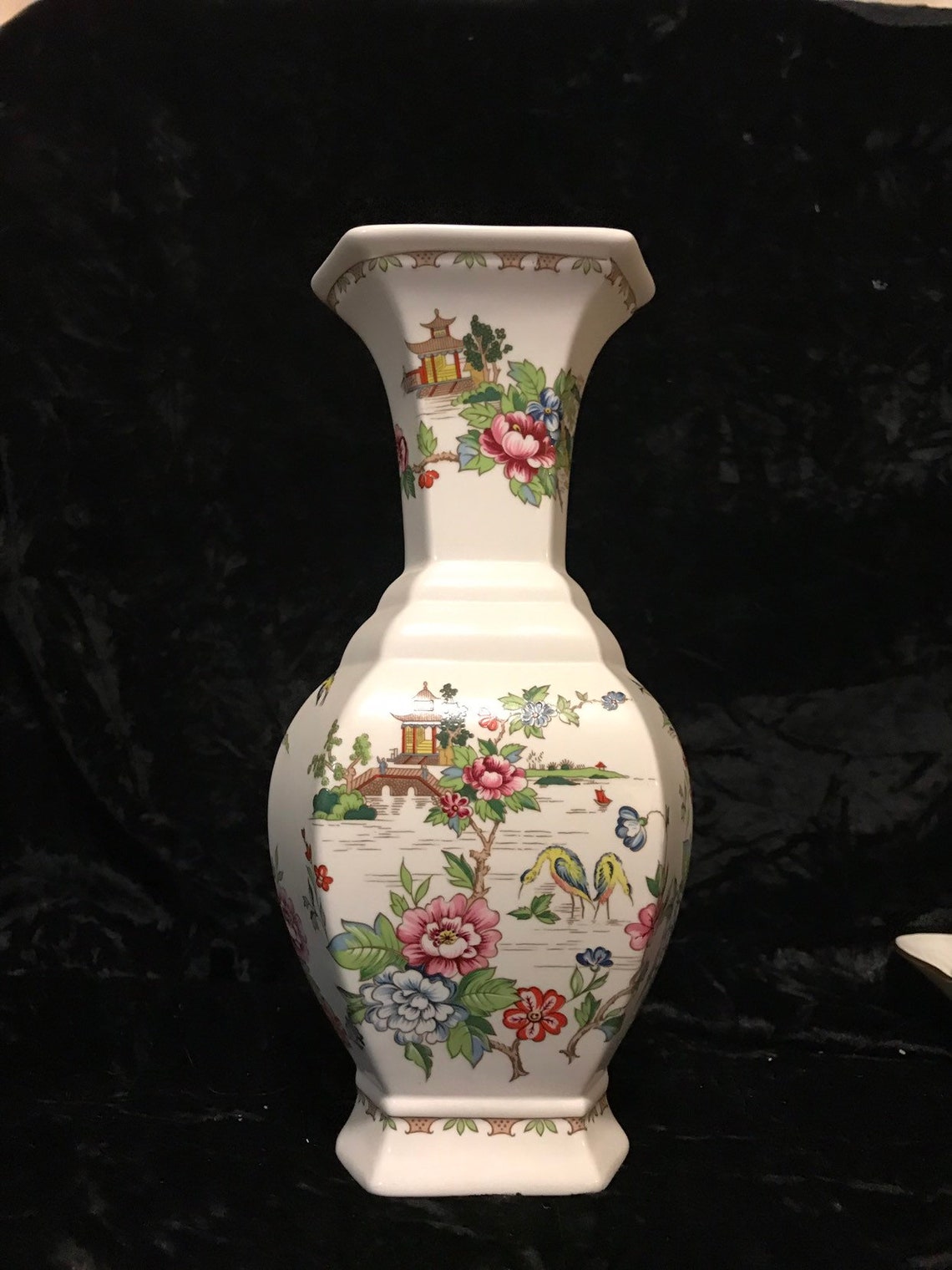 Crown Staffordshire Pagoda Vase England Crown Fine Bone China | Etsy