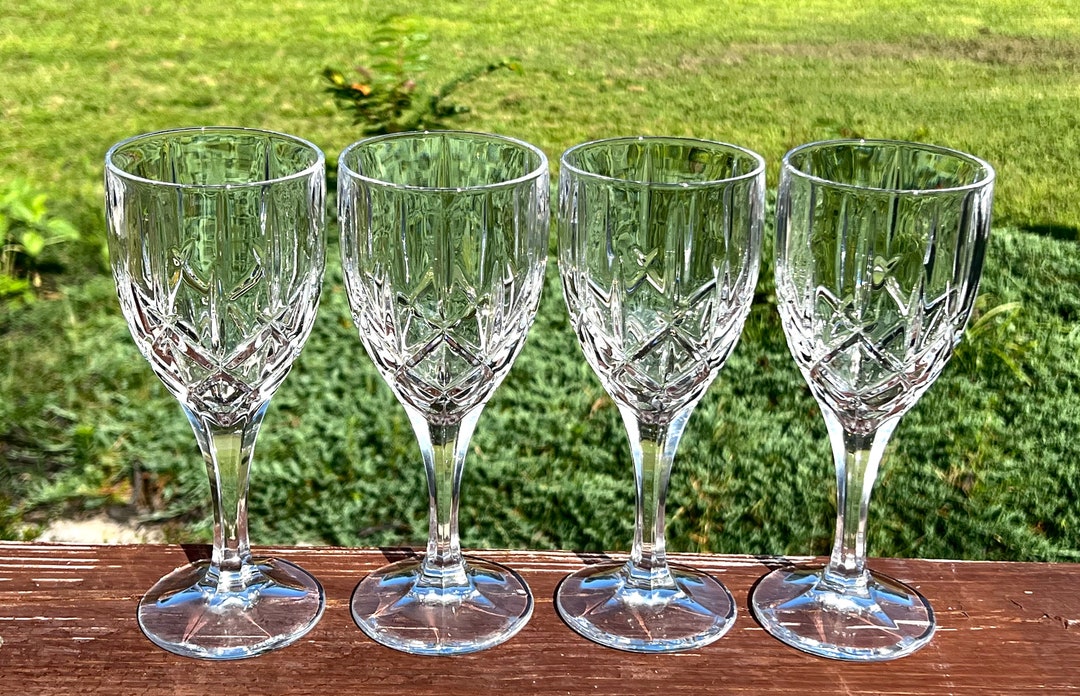 Gorham Lady Anne Crystal Water Goblets by Gorham Crystal Set of Four - Etsy