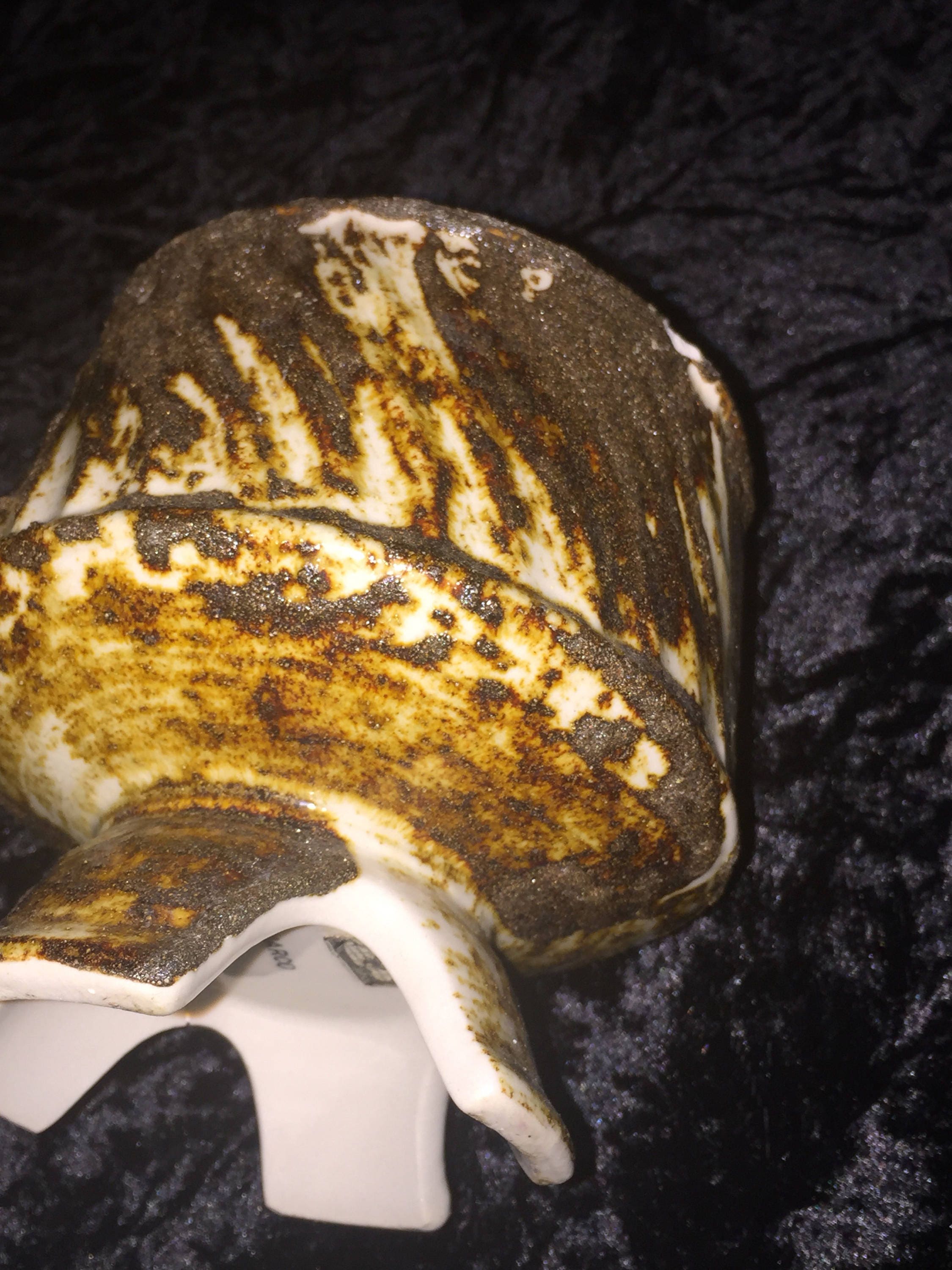 Inarco Raku Japan Pottery Planter Woodcraft Mid Century Modern | Etsy