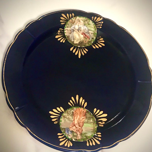 Porcelain Plate With Victorian Portrait - Etsy