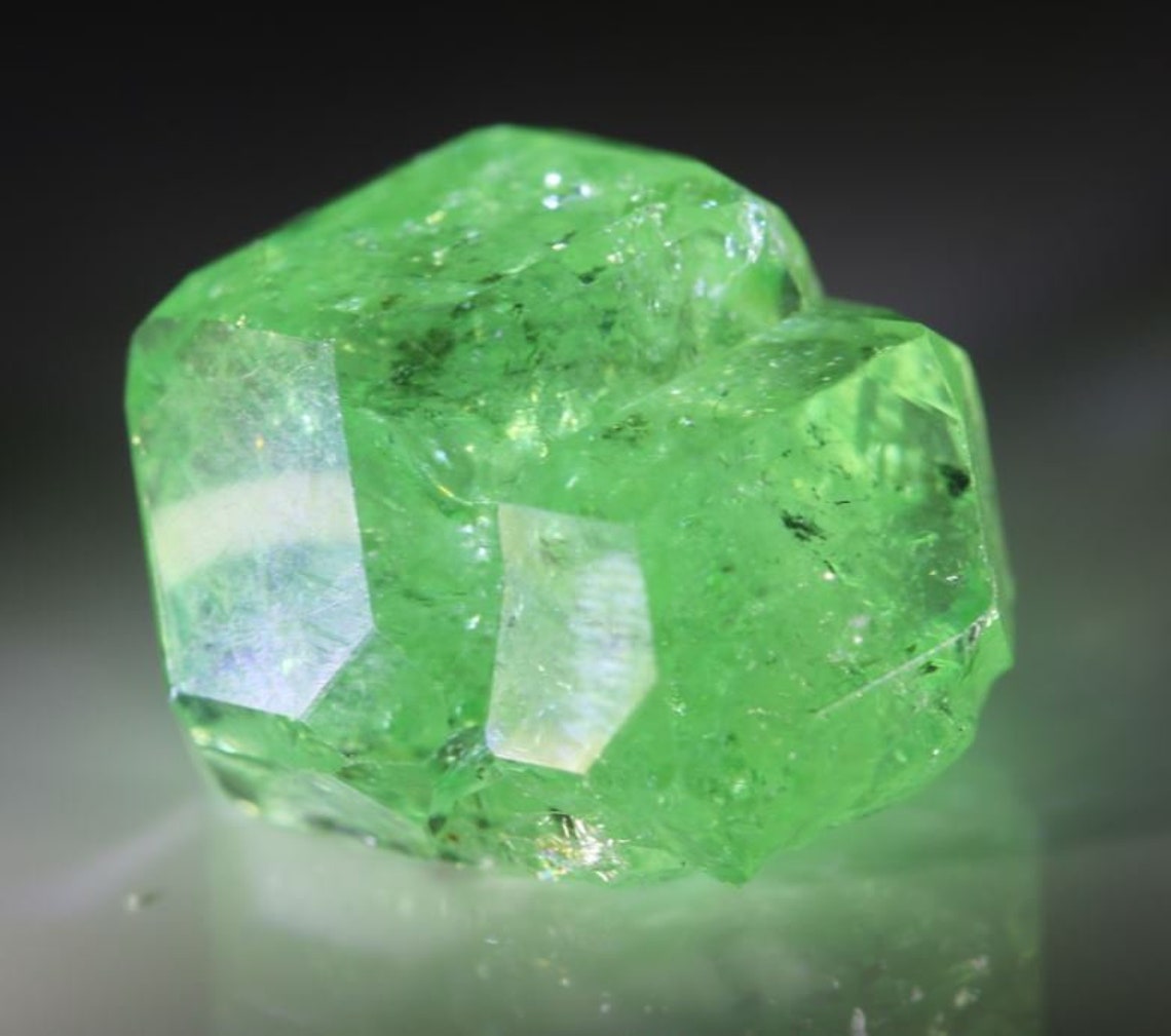Tsavorite Crystal 22.10ct Tsavorite is Natural and Untreated | Etsy