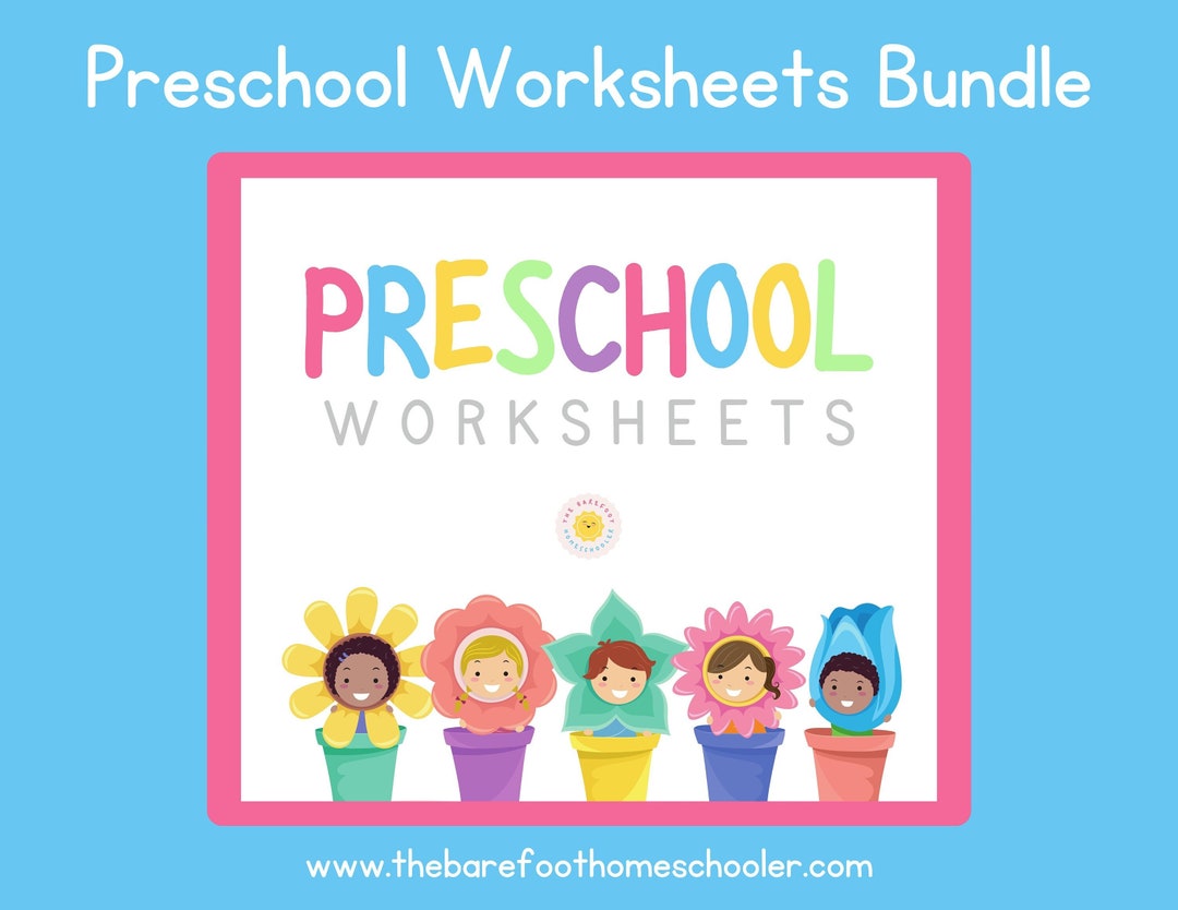 Preschool Pre-k Learning Bundle Printable Instant Download - Etsy