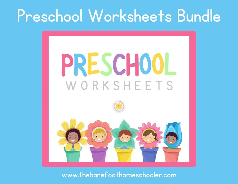 Preschool Pre-k Learning Bundle Printable Instant Download - Etsy