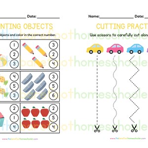 Preschool Pre-k Learning Bundle Printable Instant Download - Etsy