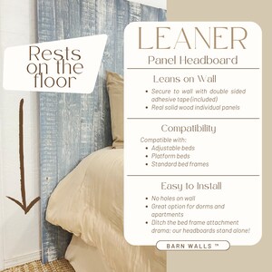 Leaner Style, Panel for Bed Upgrade - Etsy