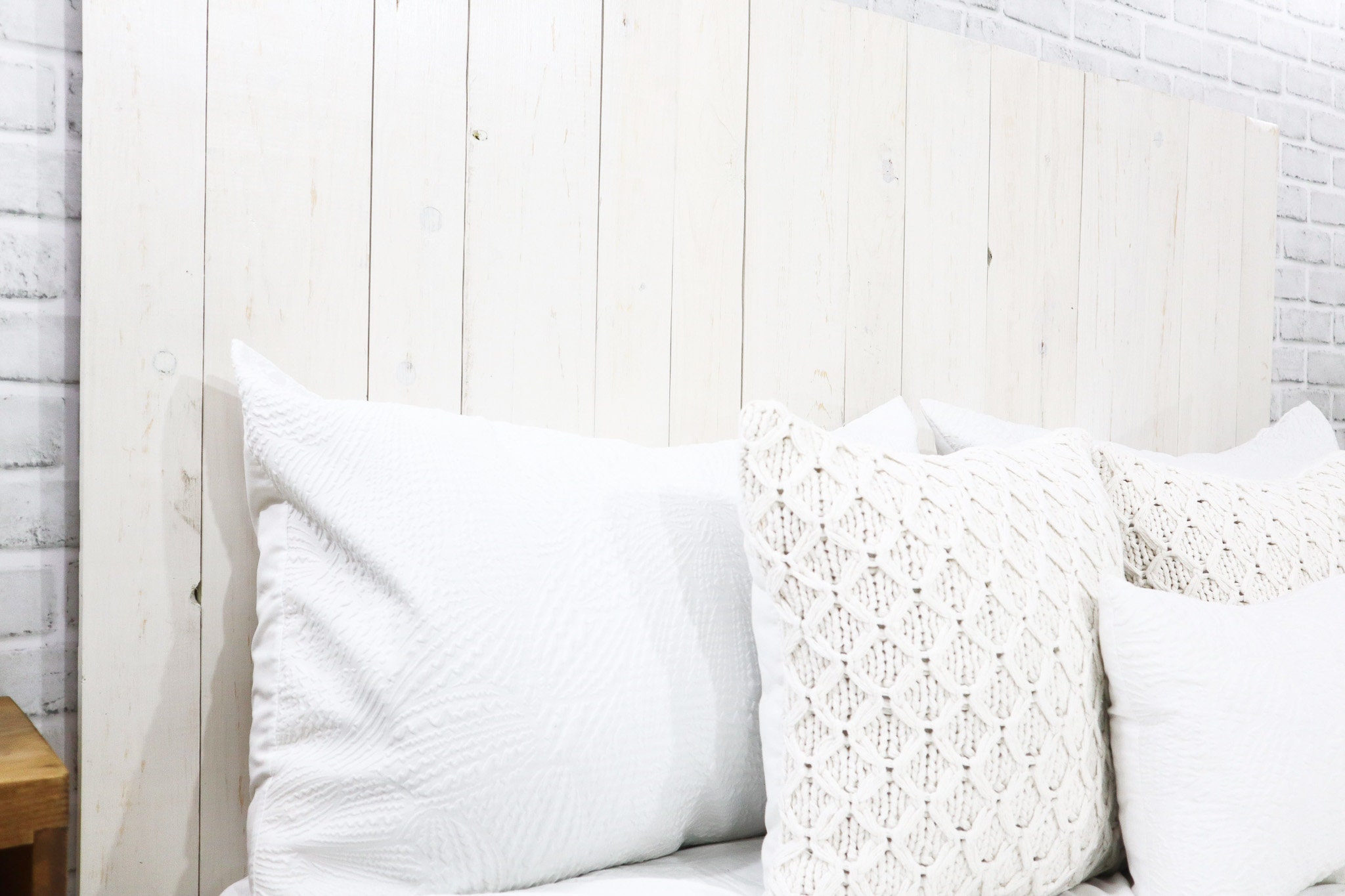 Whitewash Headboard, Contemporary Bedroom Furniture Style, Cottage Home ...