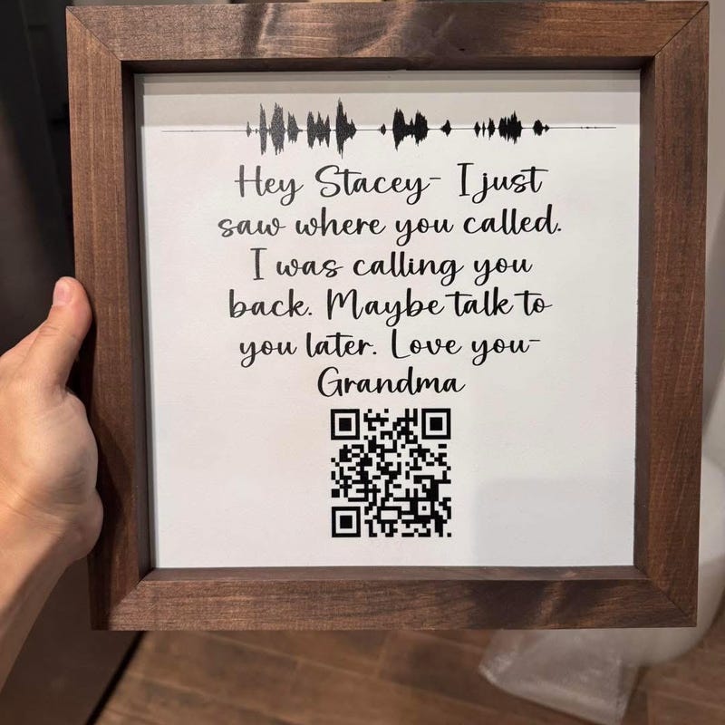 Voice Recording Picture Frame - Etsy