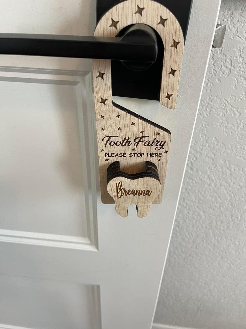 Tooth Fairy Stop Here Sign | Tooth Fairy | Magical Milestone Gift - Etsy