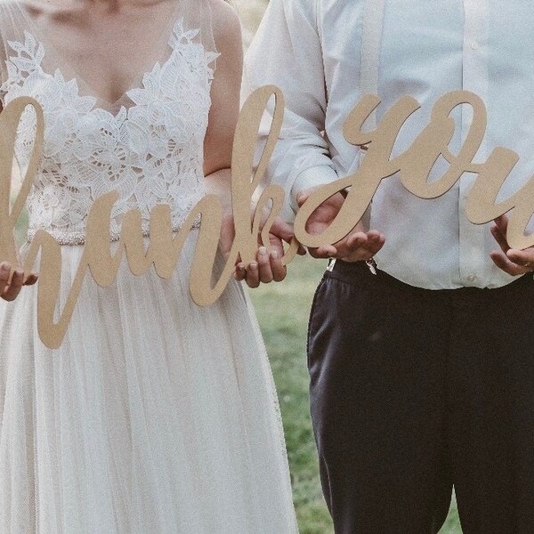 Thank You Photo Prop - Etsy