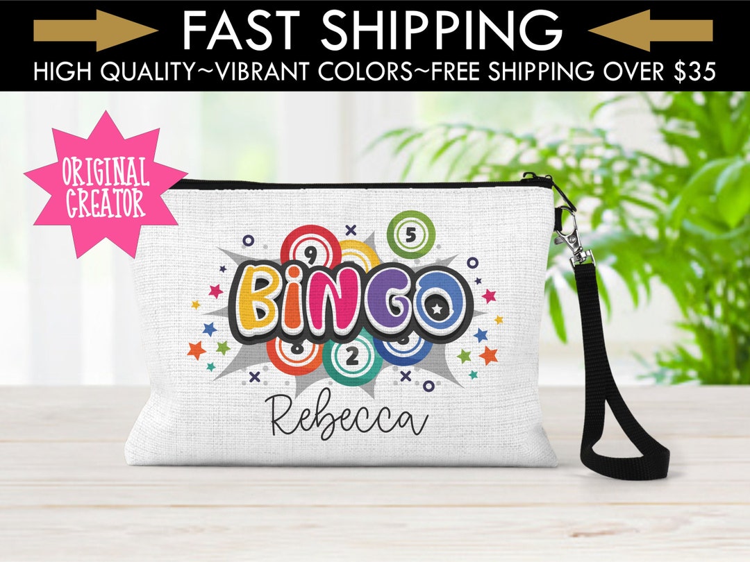 Personalized Bingo Bag, Lucky Bingo Bag, Personalized Bag, Bingo Bag ...