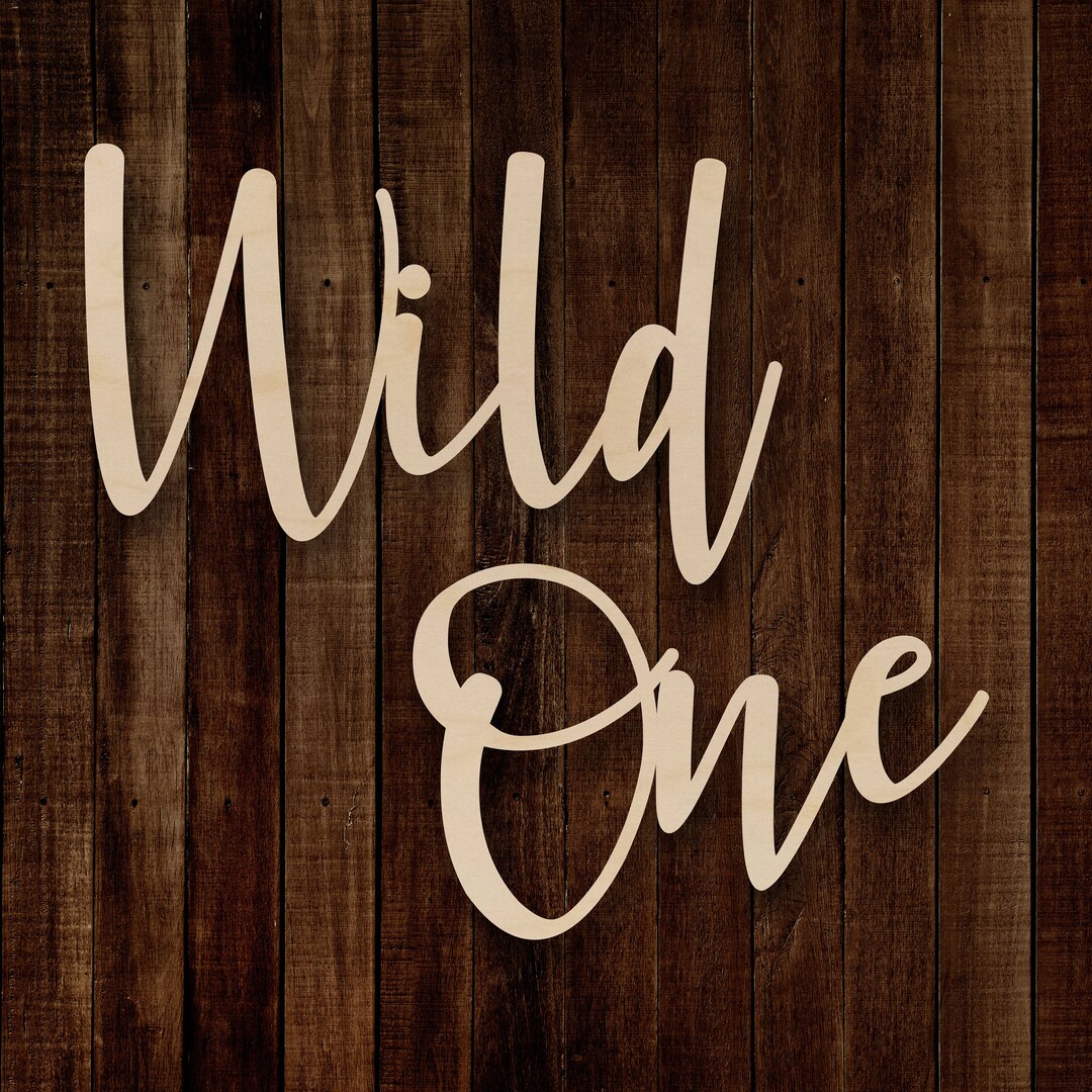 Wild One, Wild One Back Drop, Birthday Photo Prop, Wild One Photo Prop ...