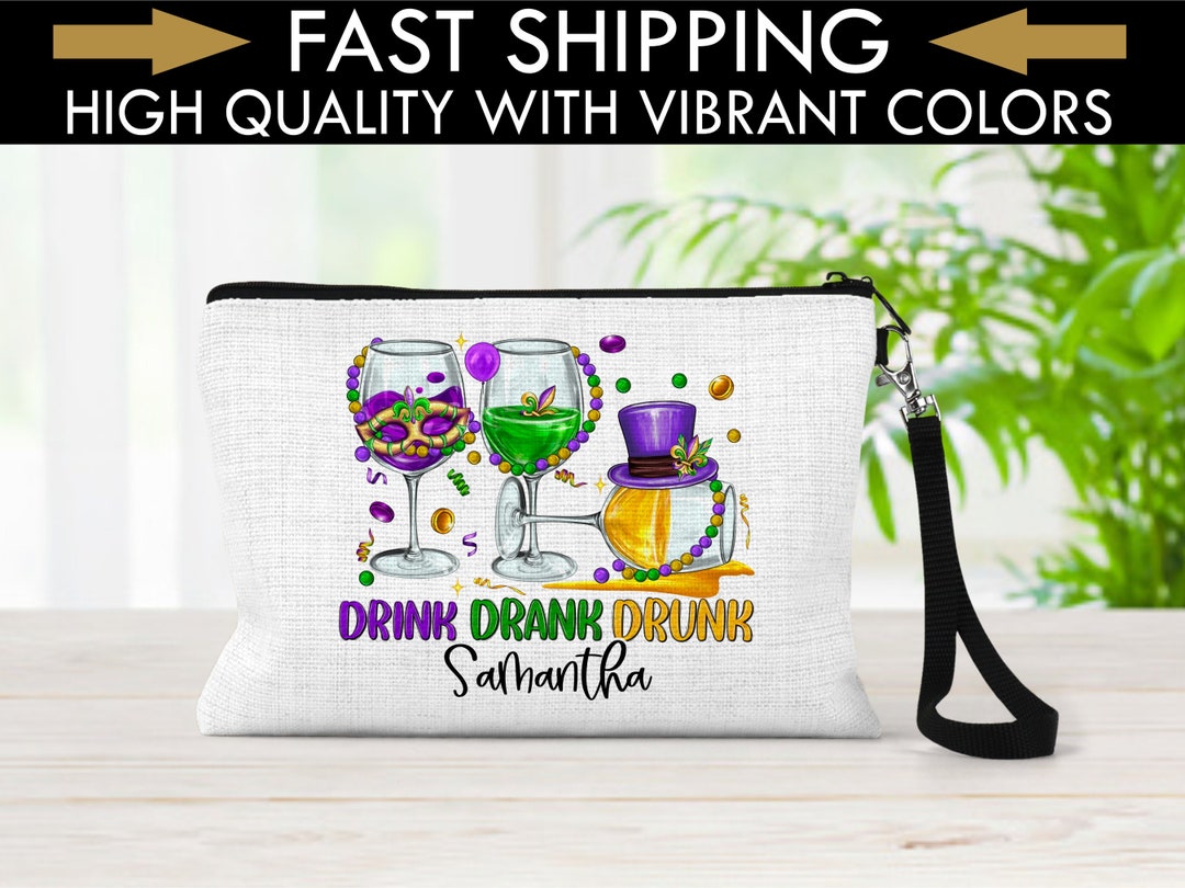 Personalized Mardi Gras Bag, Mardi Gras Gifts, Mardi Gras Bag, Bead Bag ...