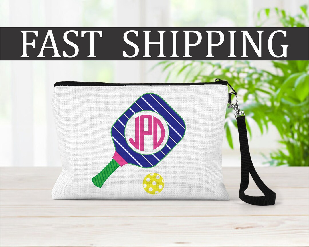 Personalized Pickleball Bag, Personalized Pickleball Make up Bag ...