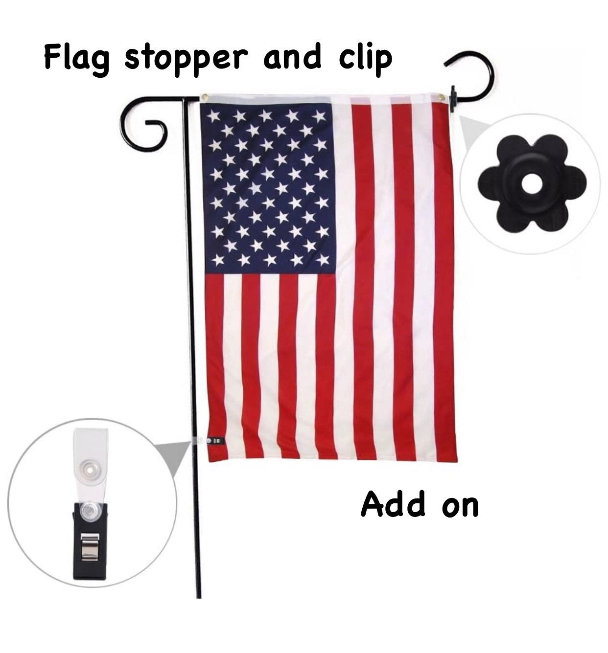 Patriotic Garden Flag, Spring Garden Flag, Summer Garden Flag, Porch ...