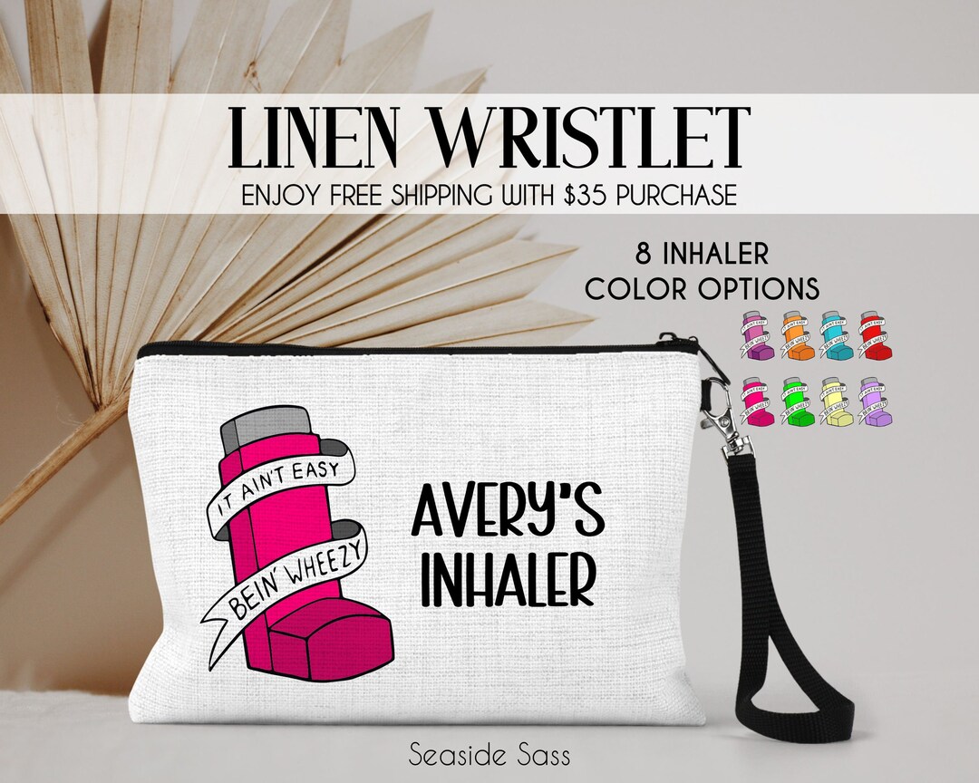 Personalized Inhaler Pouch, Inhaler Holder, Inhaler Bag, Asthma Travel ...