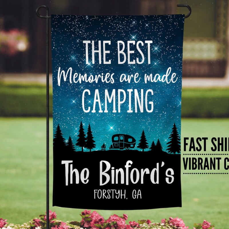 Camping Flag - Etsy