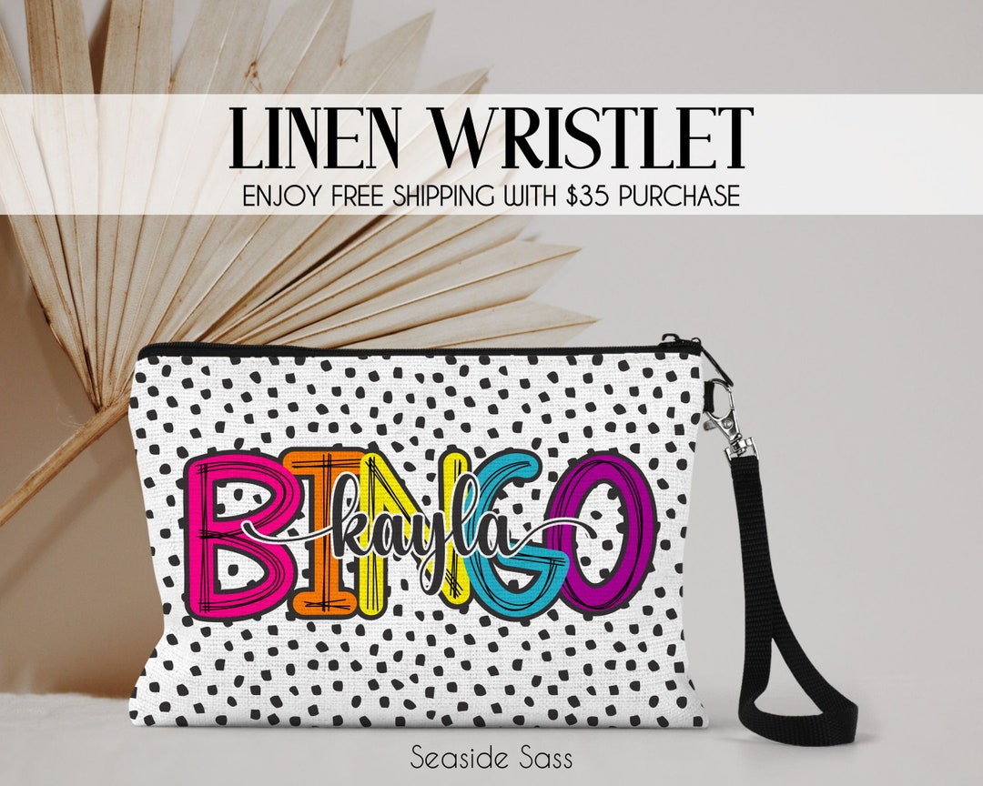 Personalized Bingo Bag, Bingo Bag, Personalized Bag for Bingo Lover ...