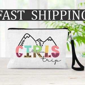 Personalized Girls Trip Bag, Girls Weekend Gifts, Personalized Mountain ...