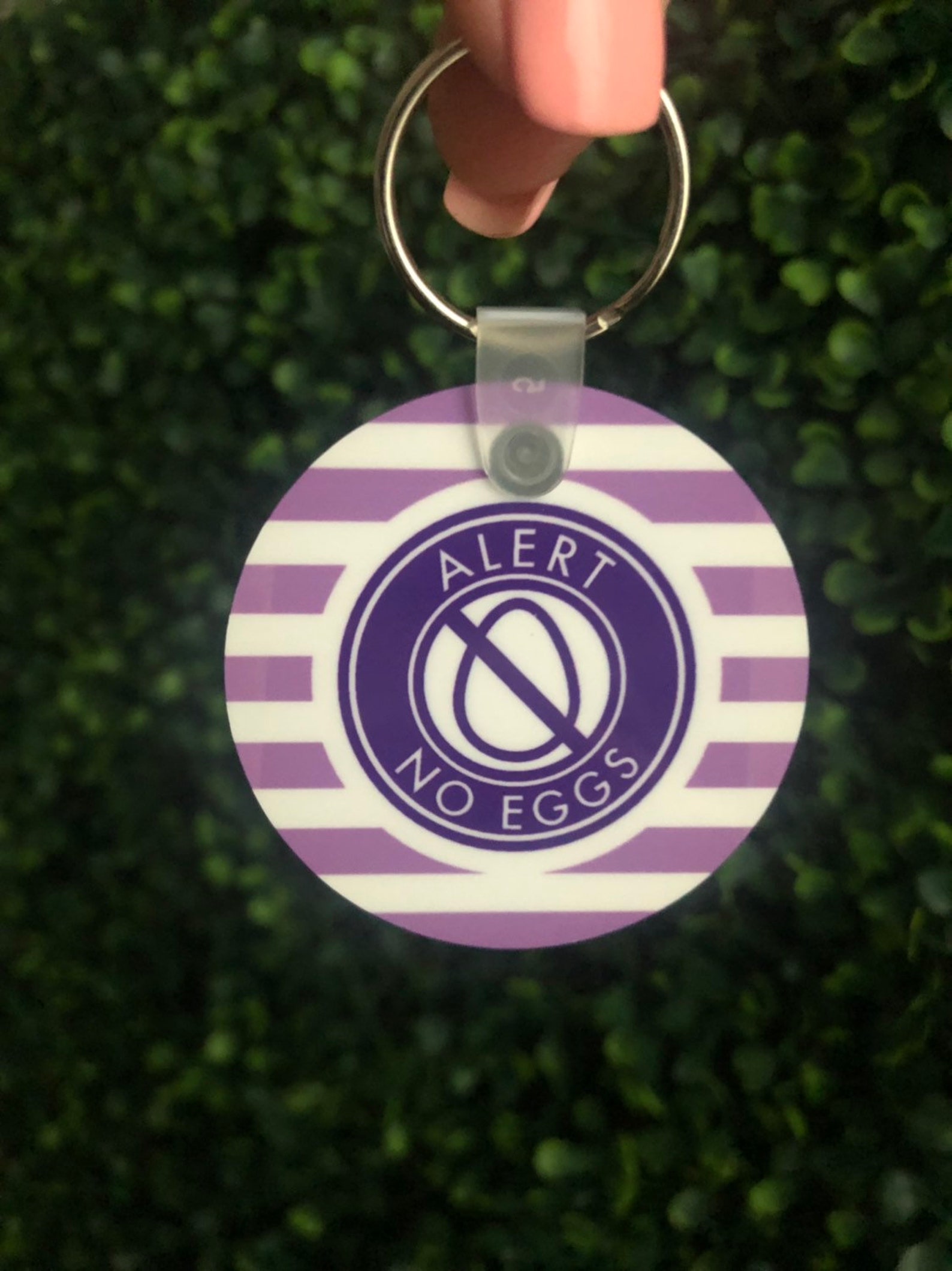 Allergy Alert Tag Allergy Tag Allergy Keychain Allergy | Etsy