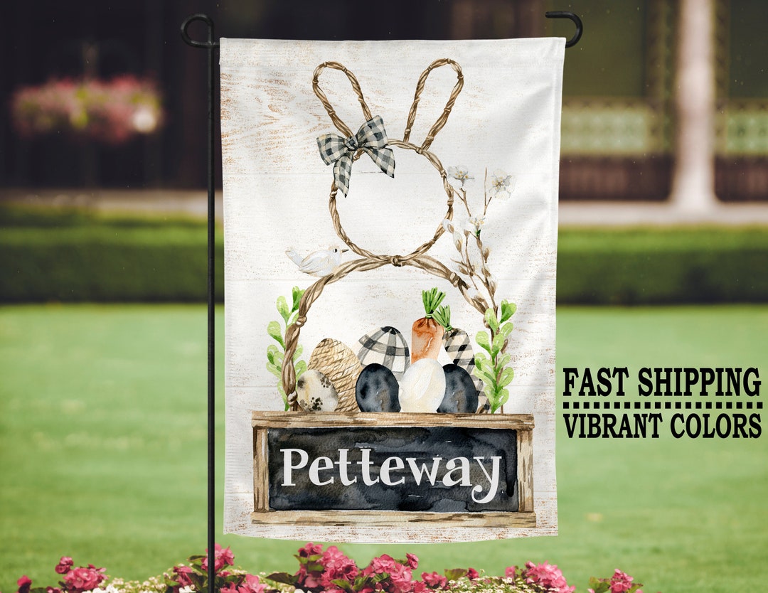 Easter Flag, Easter Yard Flag, Easter Flag for Porch, Easter Flag House ...