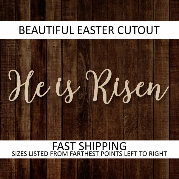 He is Risen Sign - Etsy