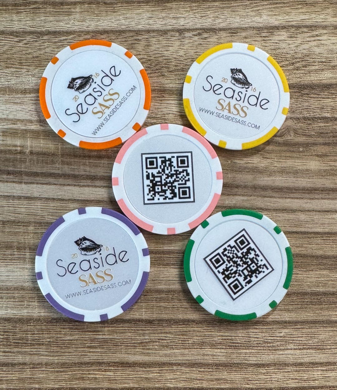 Custom QR Poker Chips - Full-color Poker Chip - Golf Gifts - Custom ...