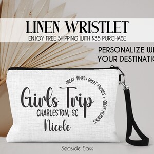 Personalized Girls Trip Bag, Girls Weekend Gifts, Personalized Beach ...