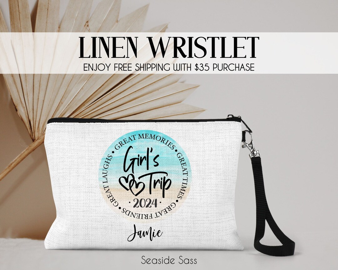 Personalized Girls Trip Bag, Girls Weekend Gifts, Personalized Beach ...